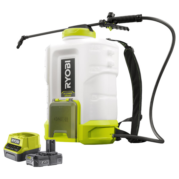Ryobi ONE+ 15L Backpack Sprayer Kit (1 x 2.0Ah) 18V RY18BPSB-120