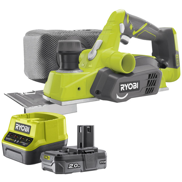 Ryobi 18v Cordless Planer 18v Kit c/w R18PL-0 & RC18120-120