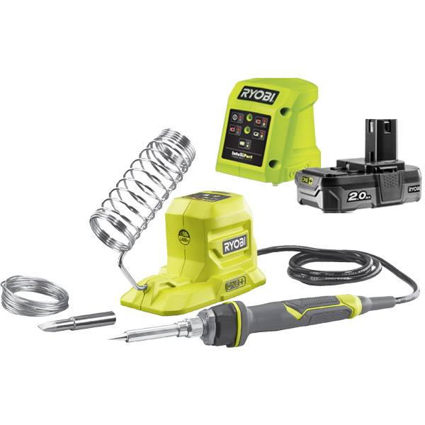 Ryobi ONE+ Soldering Iron 18V R18SOI-120 2.0Ah Kit