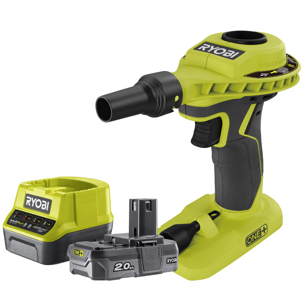 Ryobi ONE+ High Volume Inflator 18V R18VI-120 2.0Ah Kit
