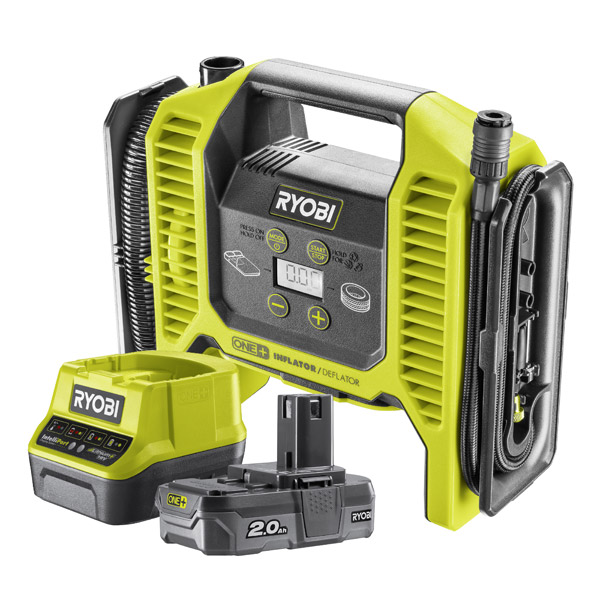 Ryobi ONE+ Multi Inflator 18V R18MI-120 2.0Ah Kit