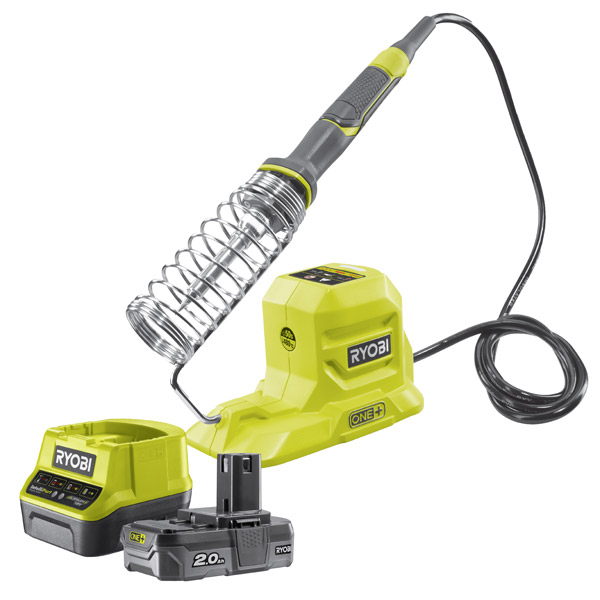 Ryobi ONE+ Soldering Iron 18V R18SOI-120 2.0Ah Kit